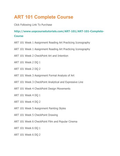 ART 101 Complete Course.pdf