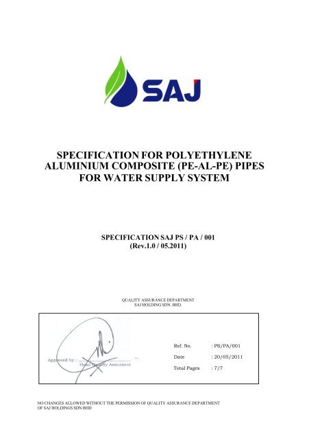 SAJH PS / PA / 001