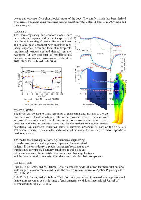 Perceptual Responses From
