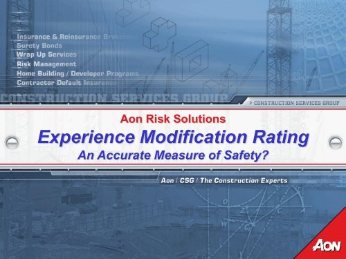 Experience Modification Rating