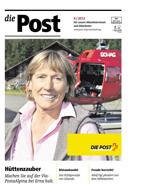 «Die Post» - Personalzeitung - Die Schweizerische Post