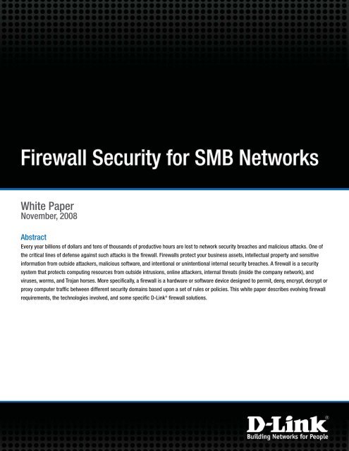 Firewall Security for SMB Networks