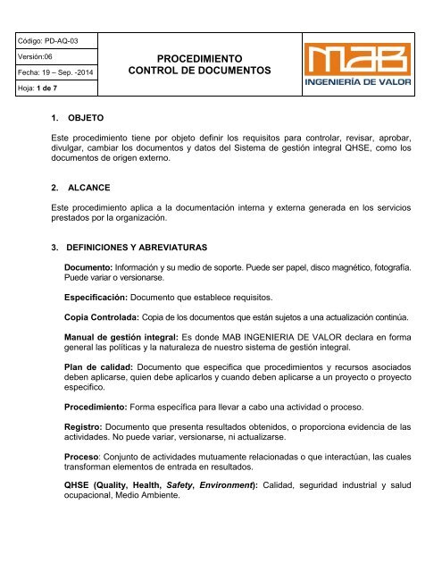 PD-AQ-03 Procedimiento control documentos.pdf