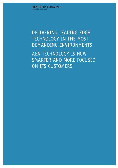 delivering leading edge technology in the most ... - Ricardo-AEA