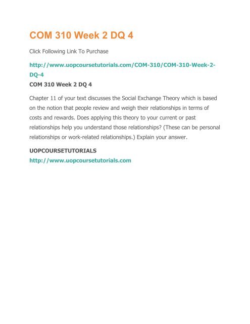 COM 310 Week 2 DQ 4.pdf