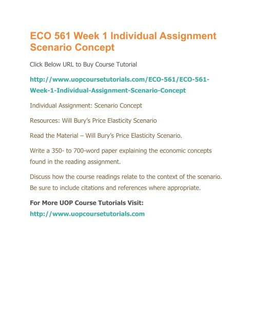 ECO 561 Week 1 Individual Assignment Scenario Concept.pdf