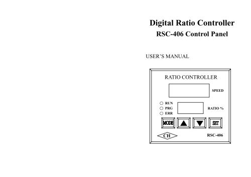 Digital Ratio Controller