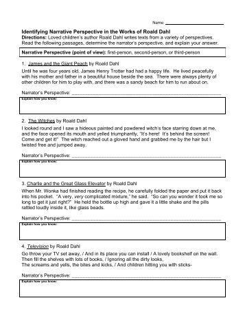 Identifying Narrative Perspective 3