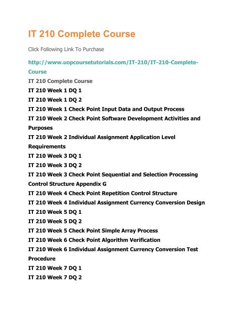 IT 210 Complete Course.pdf