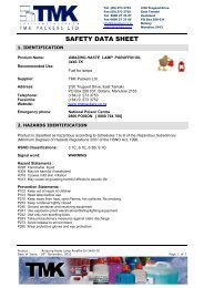 MSDS Clear Meths, Methylated Spirits, HMS 95WP ... - TMK Packers