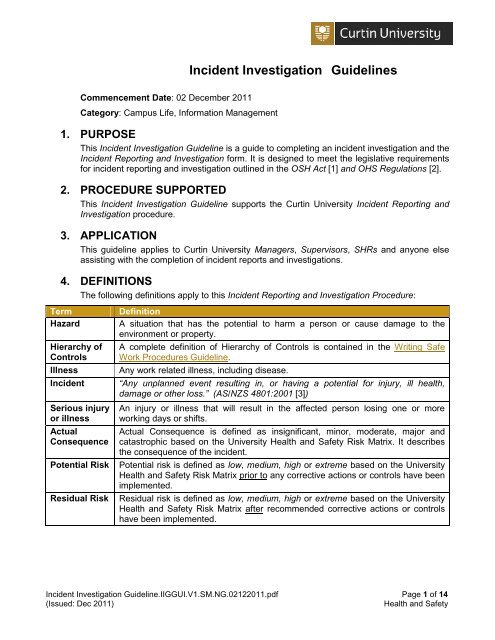 Incident Investigation Guidelines incident-investigation-guidelines