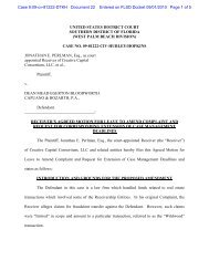 Defendant's Motion to Vacate default Judgment - Creative Capital ...