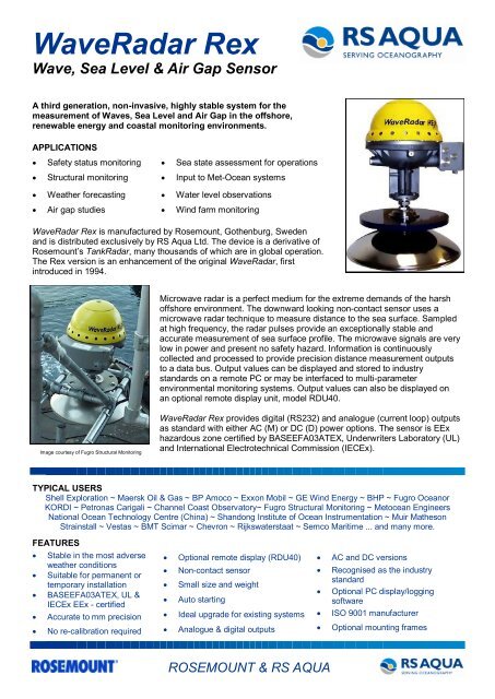 WaveRadar Rex
