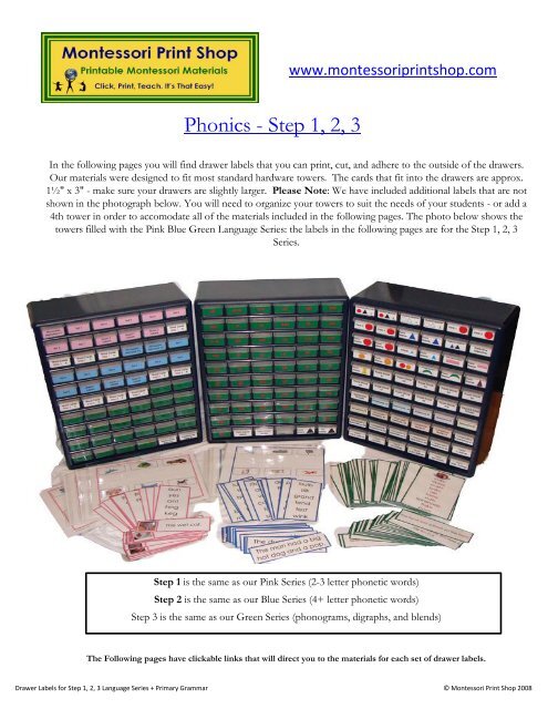 Phonics - Step 1 2 3