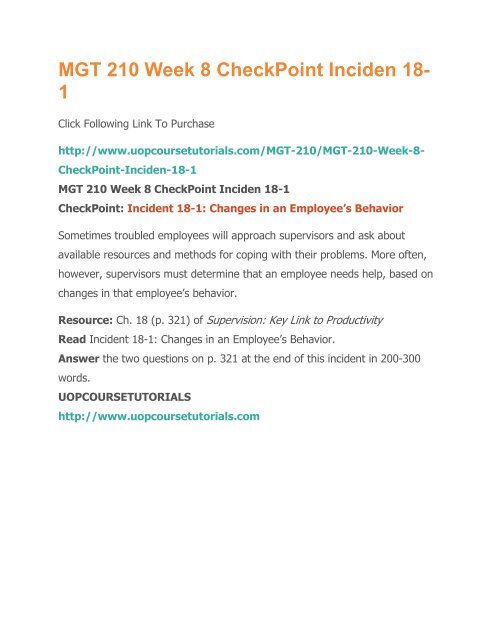 MGT 210 Week 8 CheckPoint Inciden 18.pdf