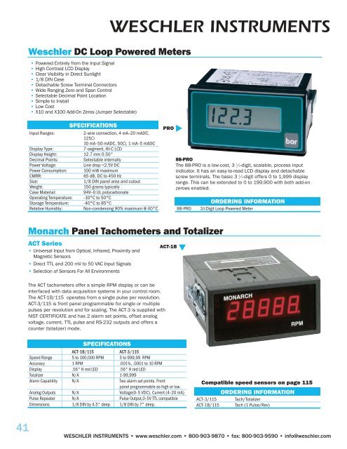 WESCHLER INSTRUMENTS