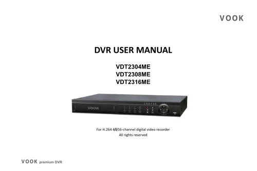 DVR USER MANUAL