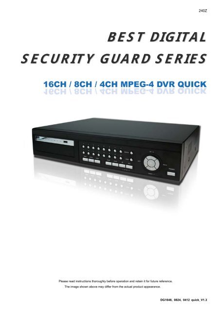 BEST DIGITAL SECURITY GUARD SERIES