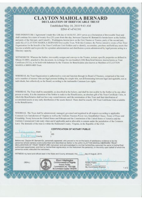 COMMON LAW TRUST pdf