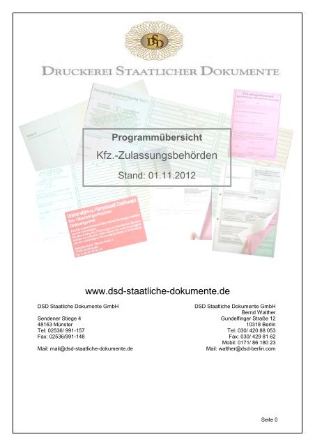 Programmübersicht