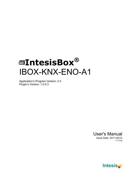 IntesisBox IBOX-KNX-ENO-A1