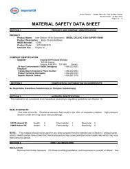 MSDS - Material Safety Data Sheet
