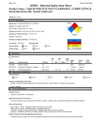 NEMCO ALUMINUM COMPLEX GREASE RED MAX EP 1 and 1.5 MATERIAL SAFETY DATA ...