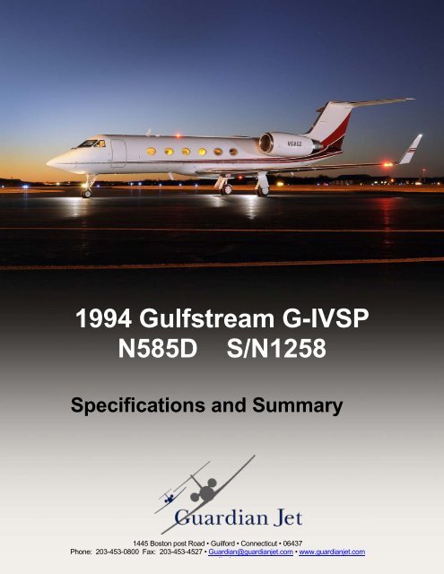 1994 Gulfstream G-IVSP N585D S/N1258