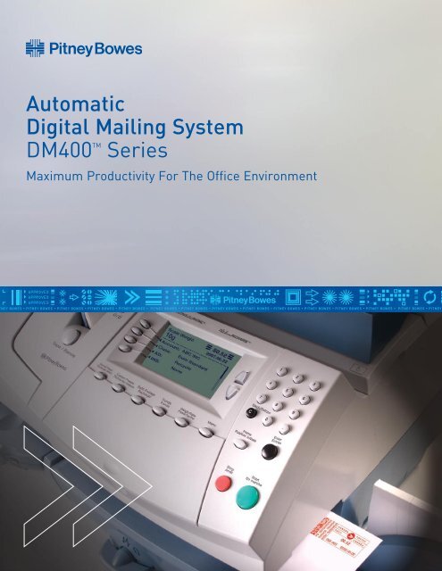 Automatic Digital Mailing System DM400 Series