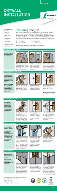 DRYWALL INSTALLATION
