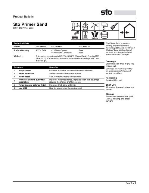 Sto Primer Sand