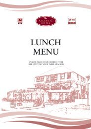 LUNCH MENU - Atlantic Hotel