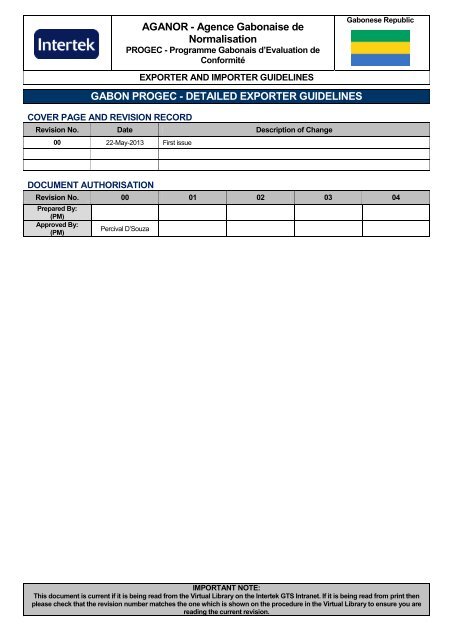 Kenya-EG-Exporter Guidelines - Intertek