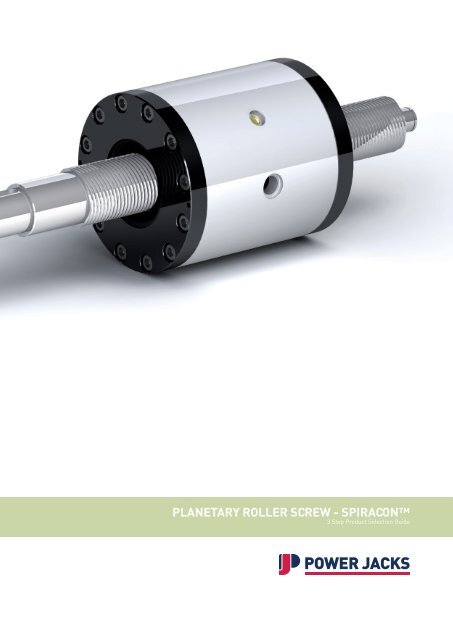 PLANETARY ROLLER SCREW - SPIRACON