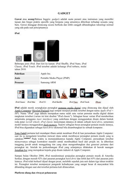 GADGET
