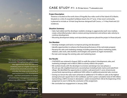 Case Studies - Synthesis Realty