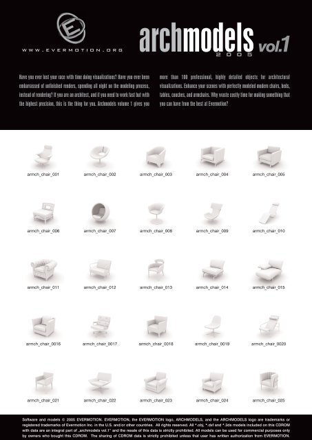Evermotion ArchModels Vol 01 (Chairs,Beds,etc).pdf