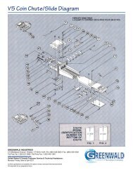 V8 Coin Chute/Slide Diagram