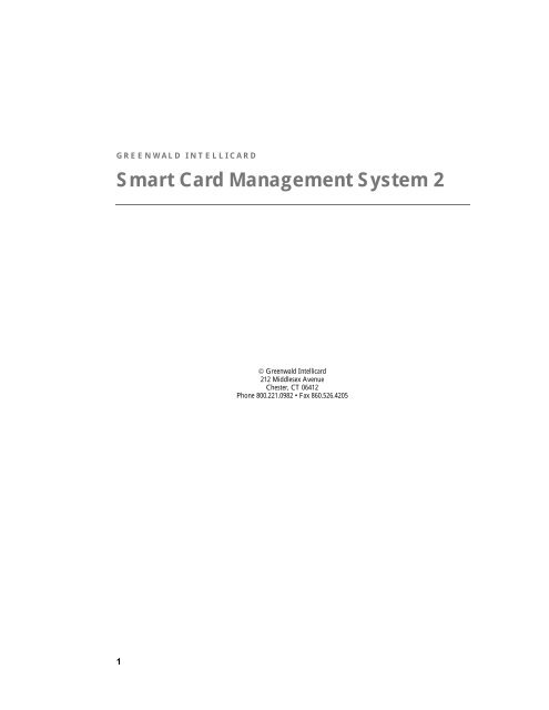 Smart Card Management System 2