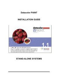Datacolor 110 User’s Guide