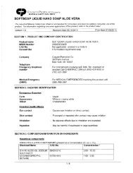 MSDS Sheets - Colgate-Palmolive