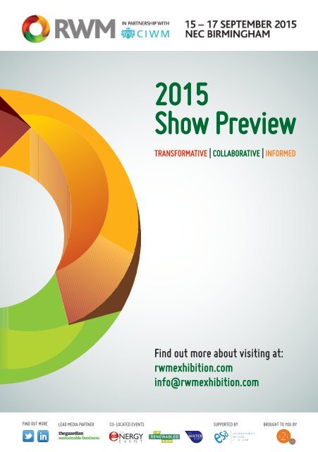 RWM 2015 Show Preview