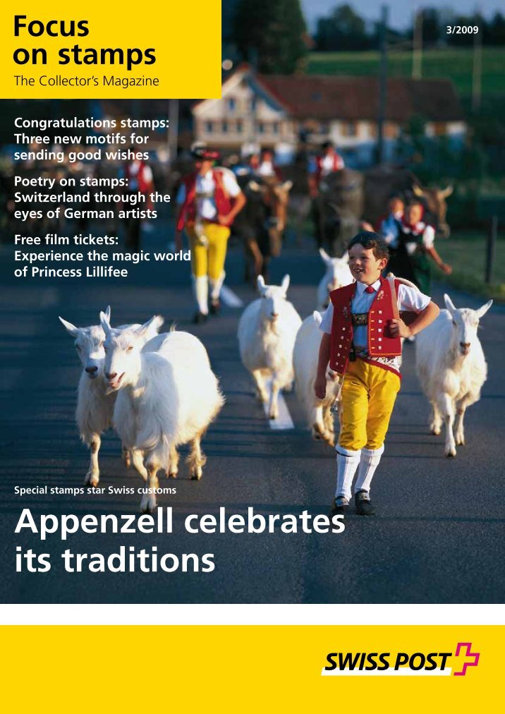 Focus on stamps, the collectors magazine - Die Schweizerische Post