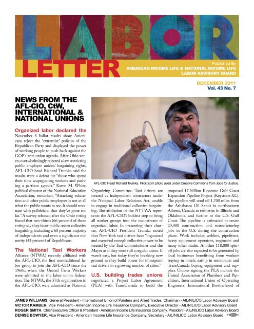 LETTER - American Income Life