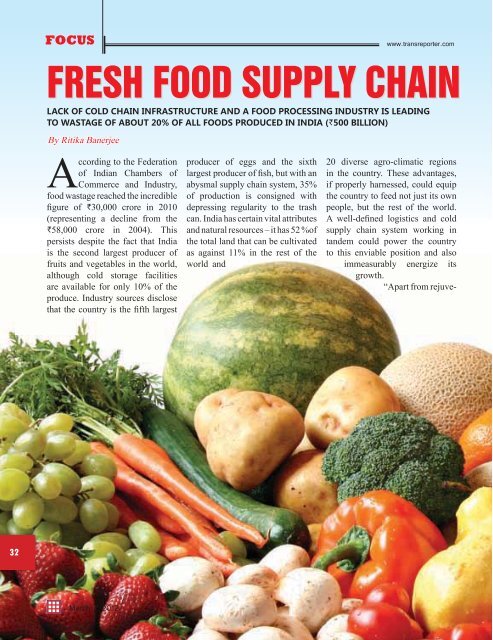 FRESH FOOD SUPPLY CHAIN