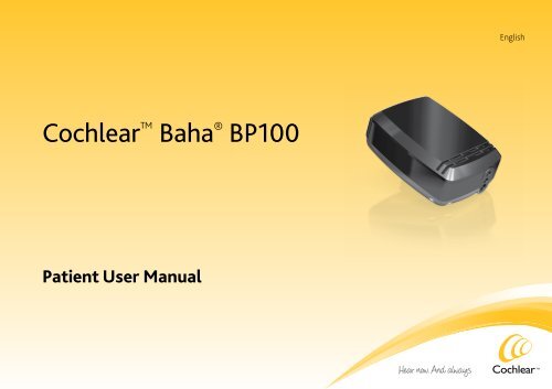 Cochlear Baha BP100