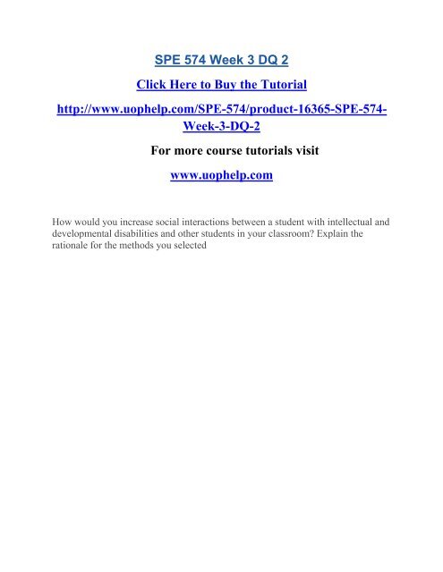 SPE 574 Week 3 DQ 2