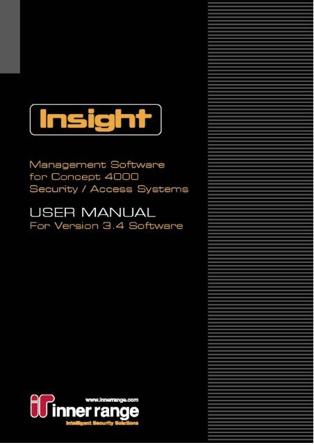 Insight V3.4 User Manual - Inner Range