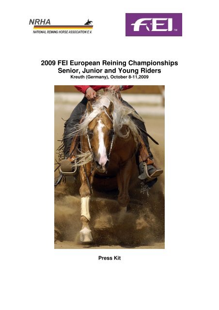 Nrha Reining Patterns 2009