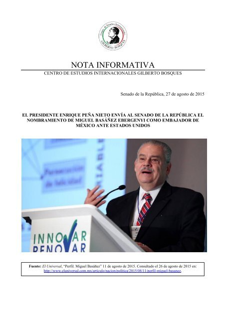 NOTA INFORMATIVA